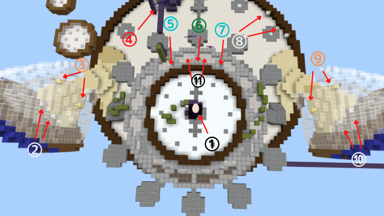 【マイクラ】エッグウォーズMEGA「timeMAP攻略」【CUBECRAFT-EGGWARS】｜下町とーさんの不登校とマインクラフト